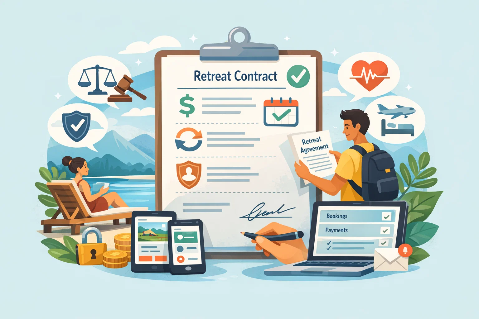 Retreat Contract Template